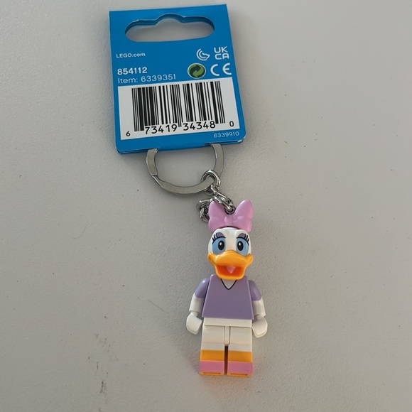 Lego | Accessories | Disneys Daisy Duck Lego Keychain | Poshmark